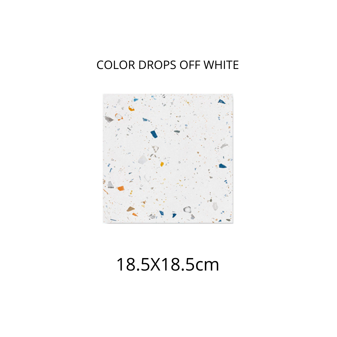 Color Drops Off White 18.5X18.5 – CERAMIKA